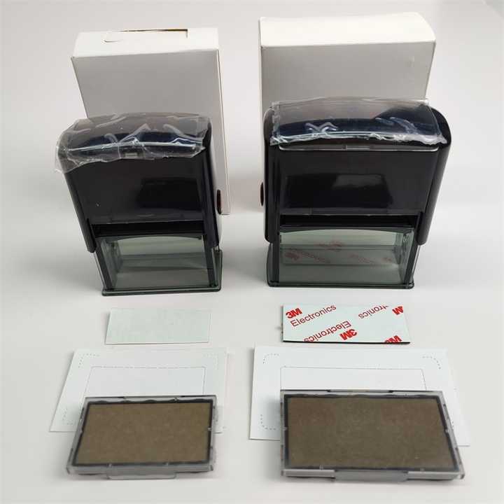 Custom AutomaticLogo Stamp Stempel Office Roller Text Date Rubber Self ...