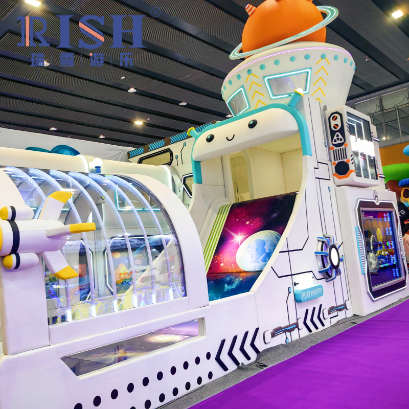 Rish Trampoline Park Theme Park Playground Indoor Playground Space ...