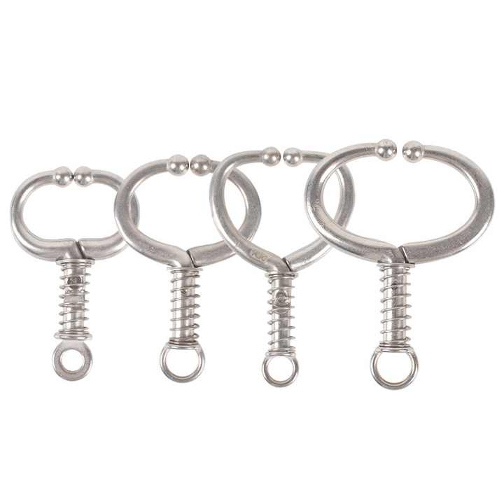 Spring Bull Nose Pliers Stainless Steel Buckle Nose Piercing Artifact ...