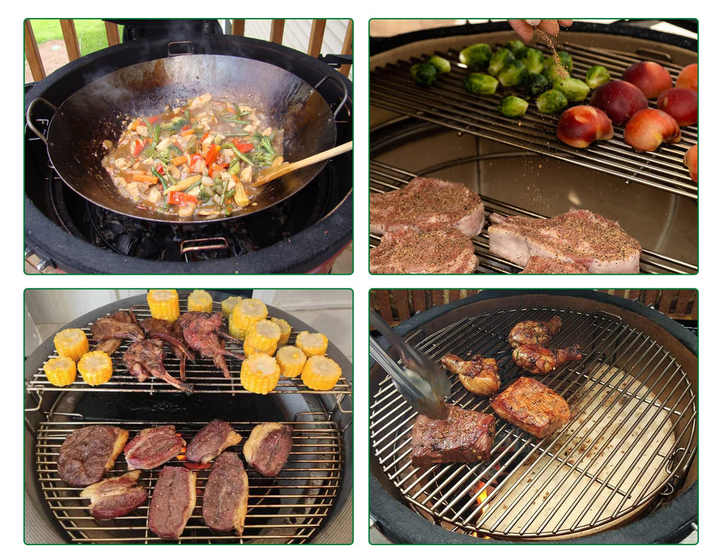 Auplex Corrosion-Resistant Stainless Steel BBQ Cooking Expander System