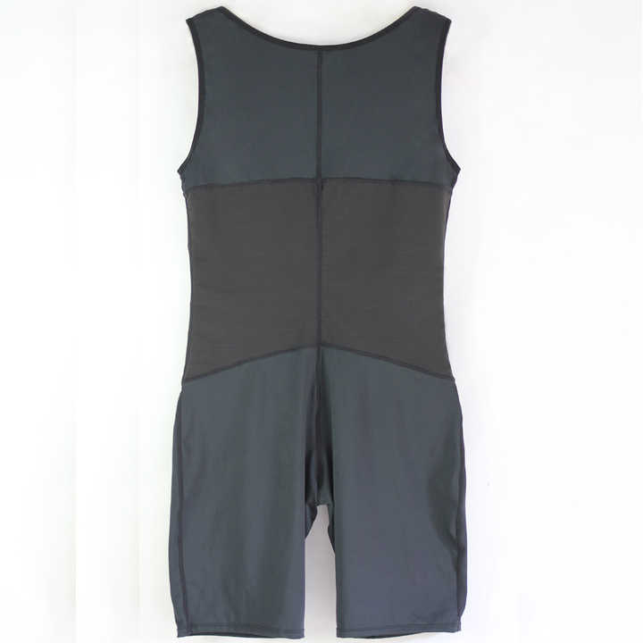 Seamless Open Crotch Men Shapewear Jumpsuit Bodysuit Slimming ...
