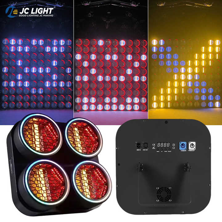 4 Eyes 30w Amber Matrix Retro Pixel Light with Auxiliary Light Stage ...