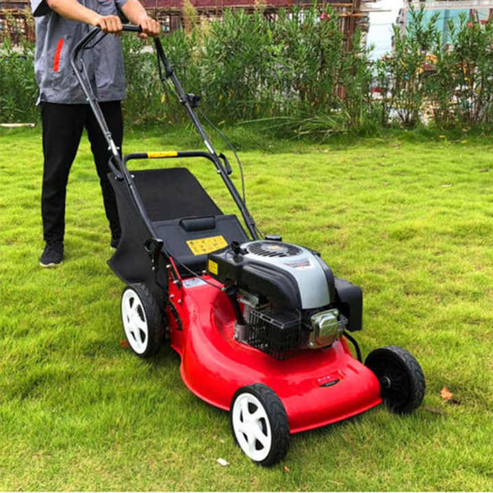 Petrol Operated Electric Self Propelled Lawn Mower 4 Stroke