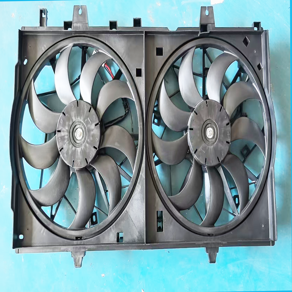 12V Hanbo Radiator A/C Condenser Cooling Fan for Nissan Rogue