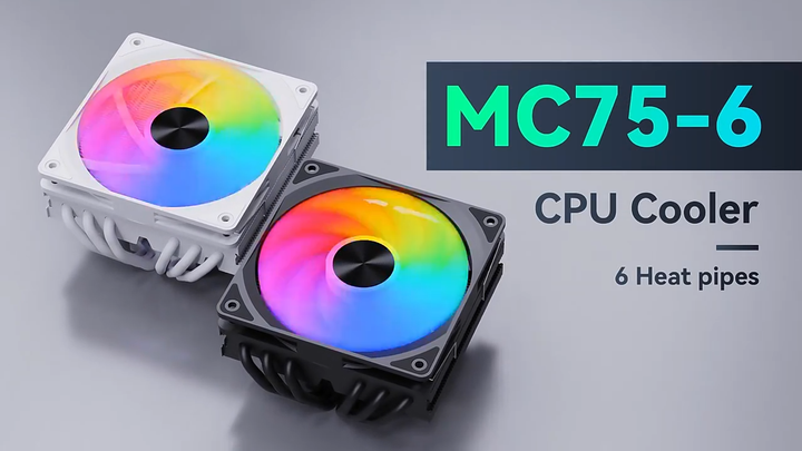 SNOWMAN MC75 ARGB CPU Air Cooler - Low Profile & Efficient