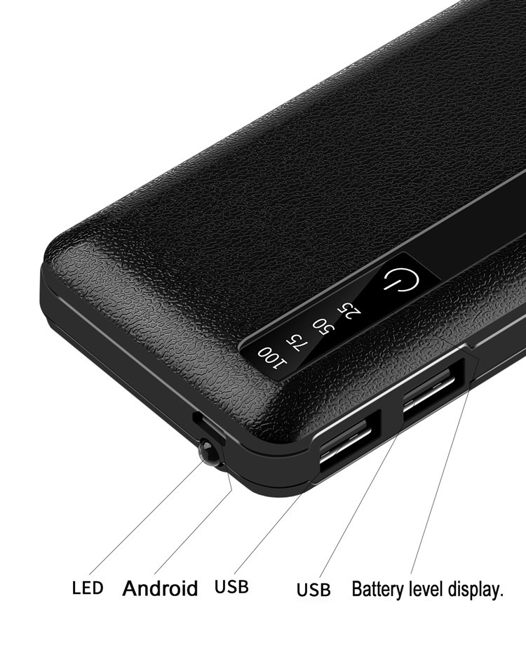 Acumulator extern Andowl, Capacitate mare 10000 mAh, Power Bank, 3 in 1 ...