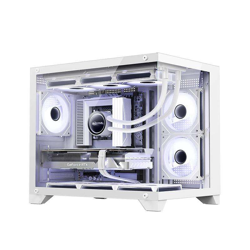 LOVINGCOOL Custom Gaming MicroATX Mid Tower CPU Case with Plastic ...