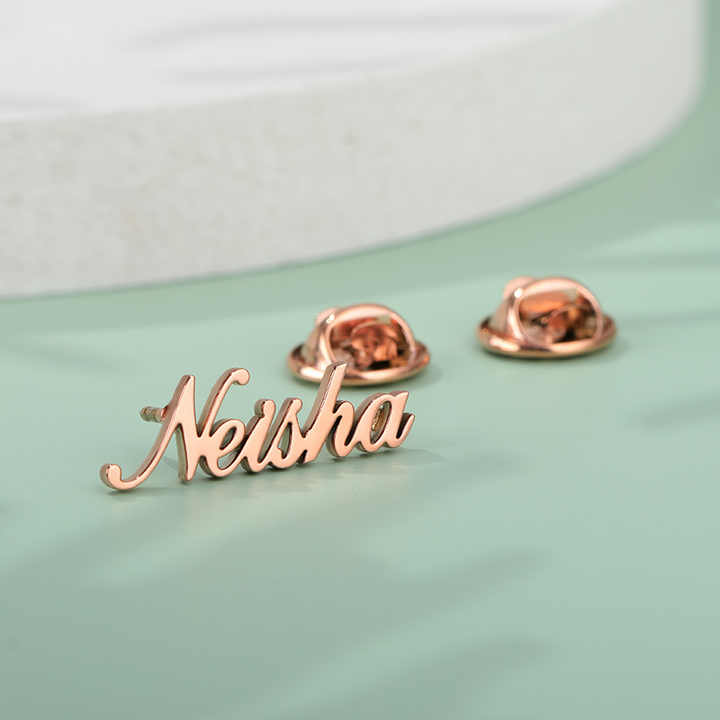 Lapel Pin Custom DIY Accessories Metal Badge Fashion Word Brooch Design ...