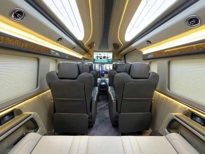 HIACE luxury whole interior kits upgrade with electric curtain electric ...