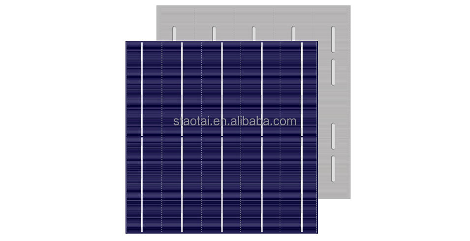 Solar Cell 5BB M2 Size Bifacial Monocrystalline Mono Solar Cell PV ...