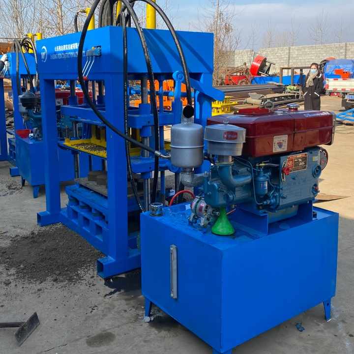 High Strength Bricks,One Click Molding Machine Diesel Hydraulic Semi ...