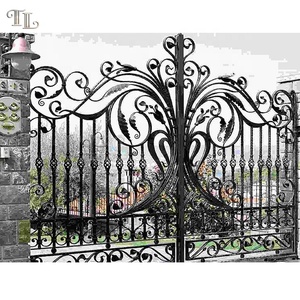 House with Gate Design | Premium Aluminum & Wrought Iron Main Gates