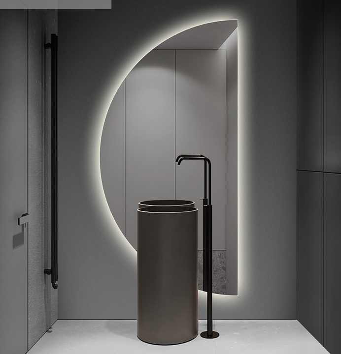 Thriking Glass LED Mirror - Customizable, Frameless Design