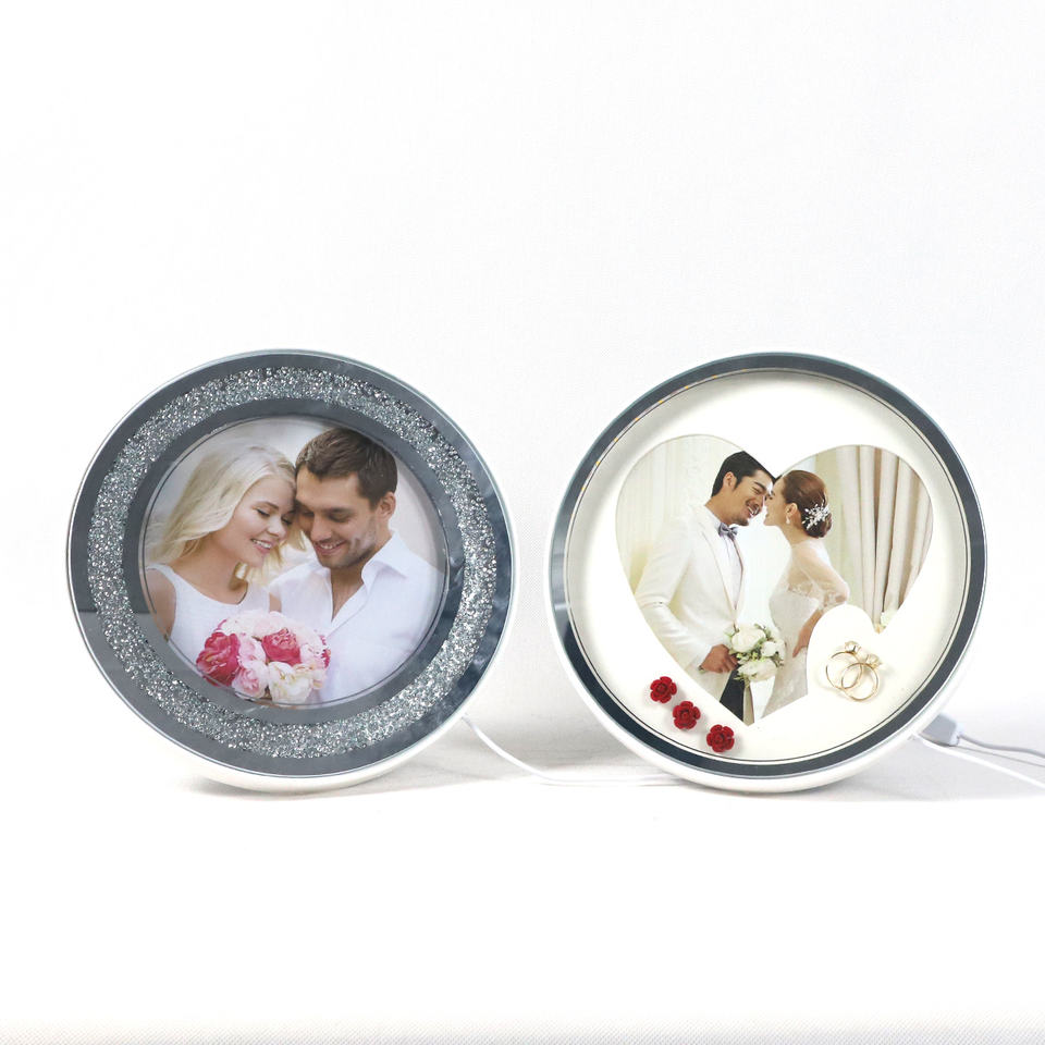 LED Table Lamp Photo Frame New Design LED Photo Frame With Mirror ...