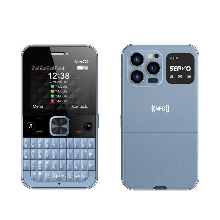 SERVO U700 - 2.4 Inch MTK6261D Feature Phone with 58 Keyboards