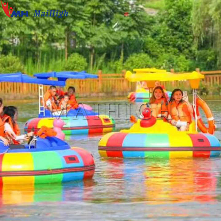 Water Pool Kids Inflatable Electric Fiberglass Plastic Bumper Boat for ...