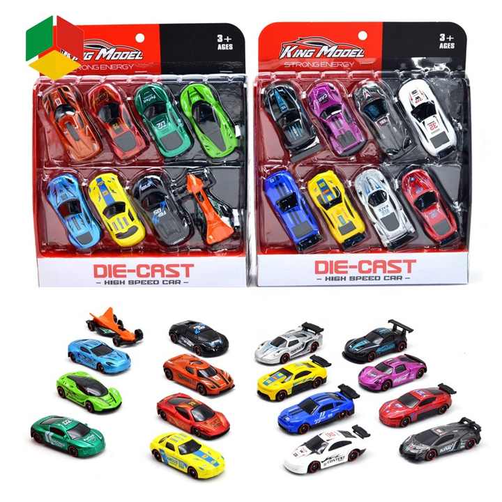 QS Toys Kids Die-Cast Toy Alloy Racing Mini Car Model