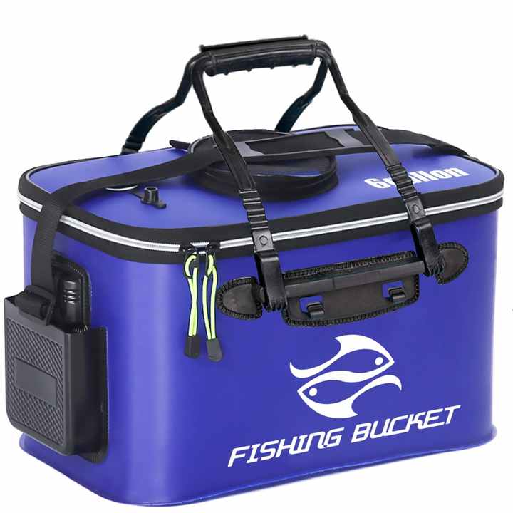 Collapsible Foldable Fish Bucket - Live Fish Container