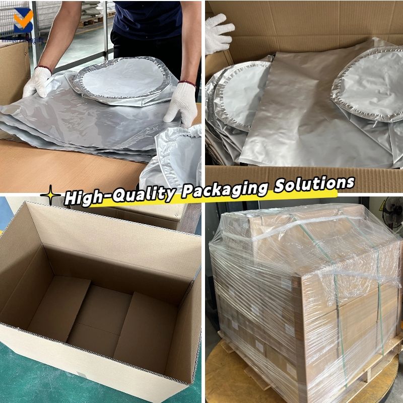 55 Gallon Food Grade Moisture Proof Round Bottom Aluminum Foil Lined ...