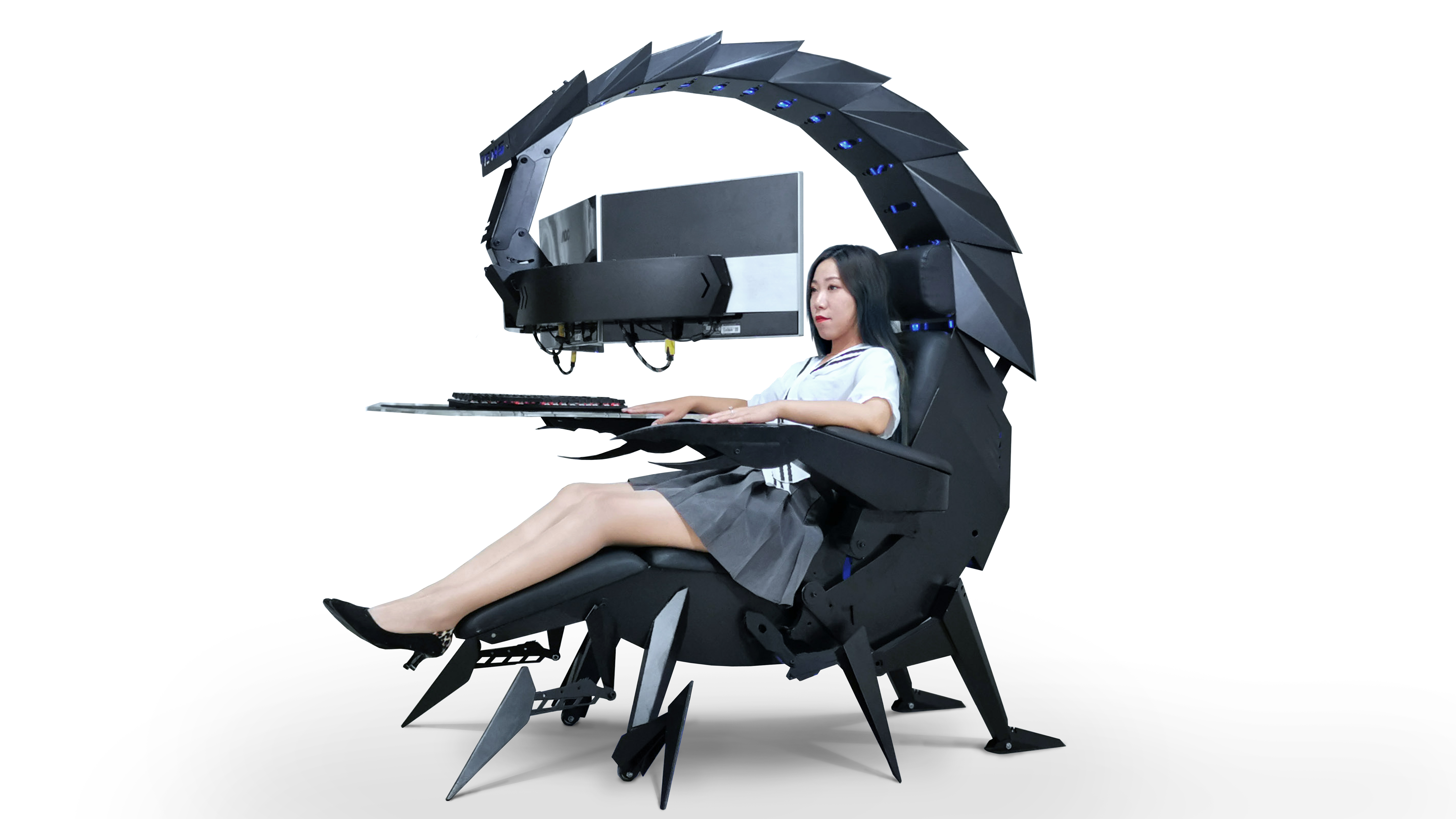 Scorpion Chair - Scorpion Gaming Chair - RGB LED, Reclining