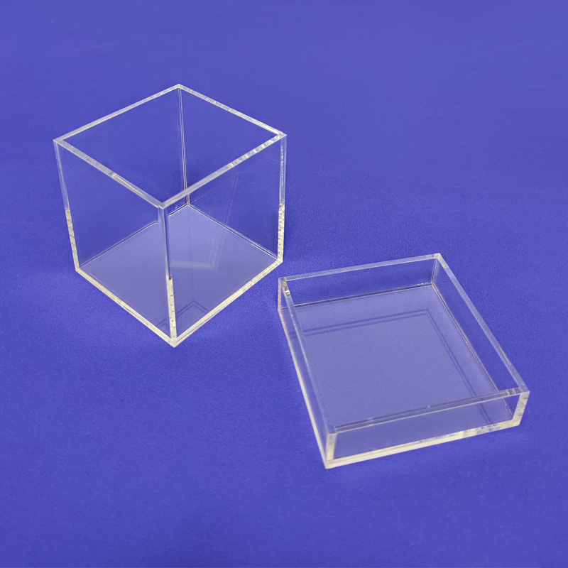 Premium White Acrylic Gift Box with Lid | Customizable
