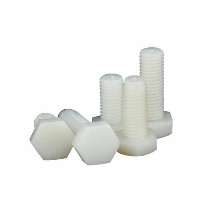 Hexagon Head Screws - PA66 Nylon Plastic Hex Bolt DIN933
