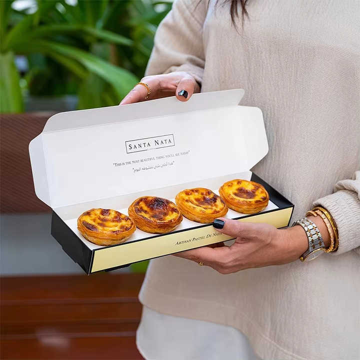 High Quality Custom Printing Design Eco-Friendly Cake Dessert Egg Tart ...