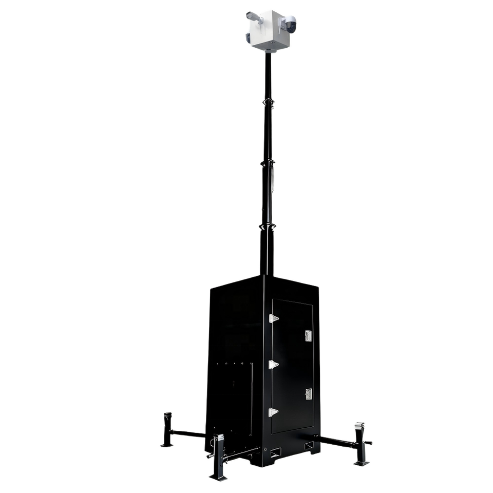 Portable Surveillance Camera Cctv Tower Portable Surveillance Security ...