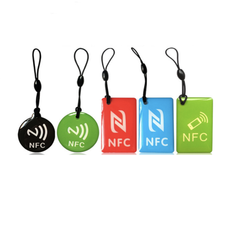 Customized Smart NFC RFID Chip QR Code Epoxy Resin Tag Waterproof ...