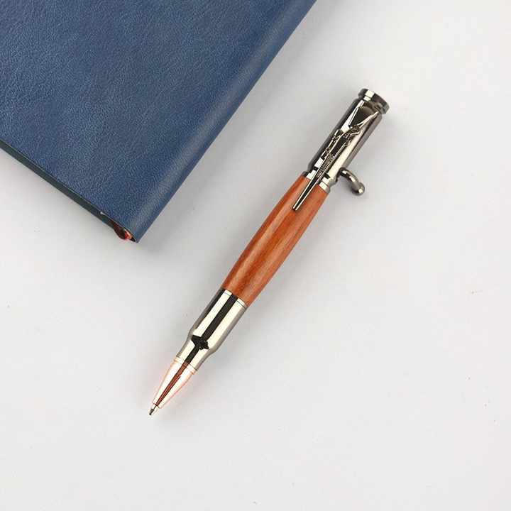 2025 Brass Bolt Action Ballpoint Pen - Promotional Logo Pen