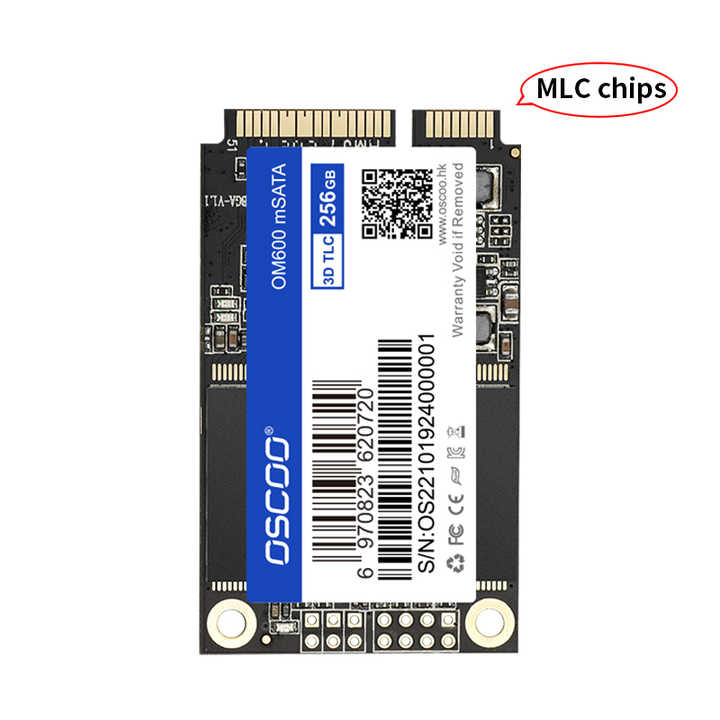 OSCOO mSATA固态硬盘，带原装MLC芯片16gb 32gb 64gb 128GB工业笔记本电脑用硬盘M1固态硬盘| Alibaba.com