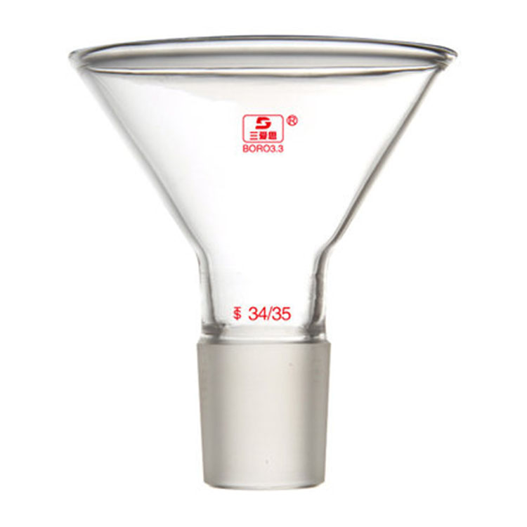 Cheap Wholesale Lab Triangular Suction Filter Funnel Glass Feeding ...