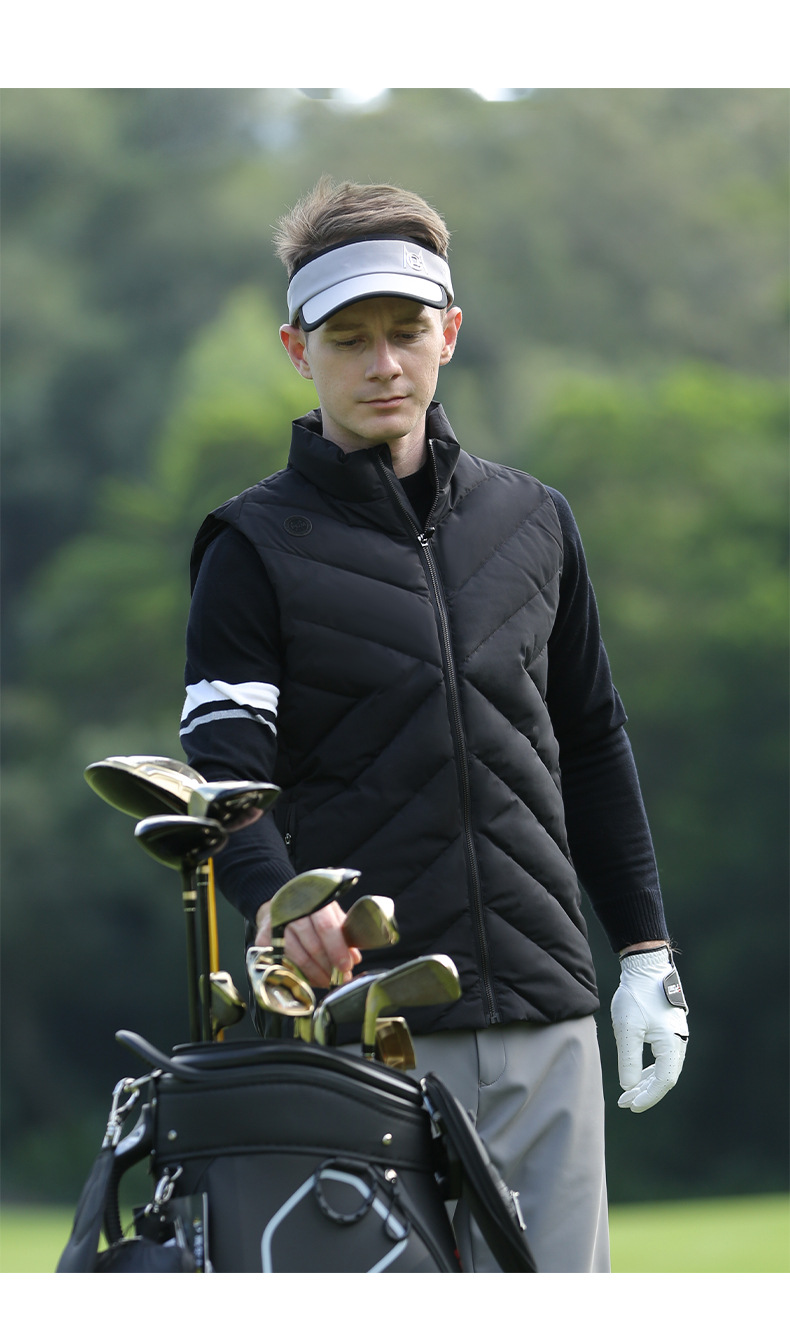 PGM YF519 outdoor golf windbreaker vest winter outerwear mens golf vest ...