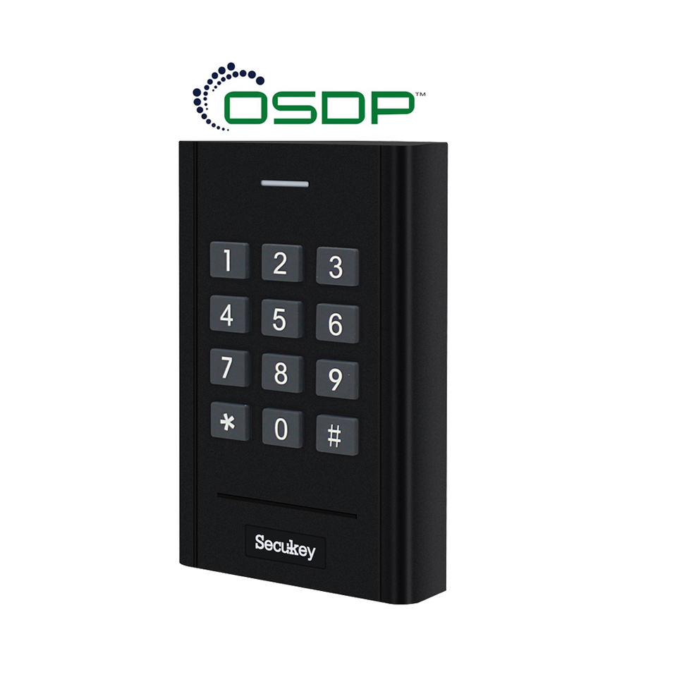Secukey RS485 OSDP 125KHz 13.56MHz RFID Proximity Keypad Reader Access ...