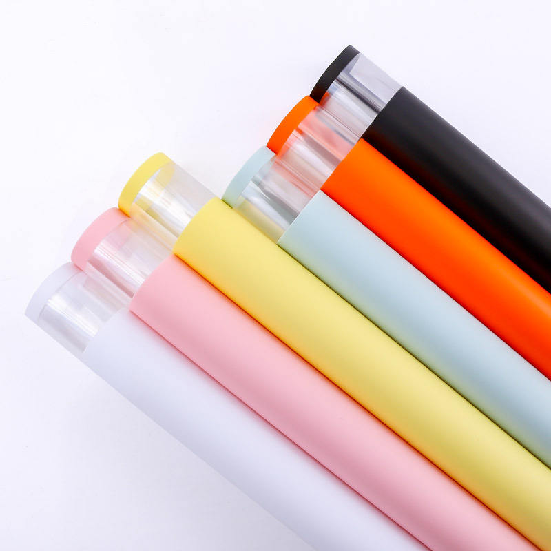 Transparent Border Waterproof OPP Flower Wrapping Paper DIY Bouquet ...