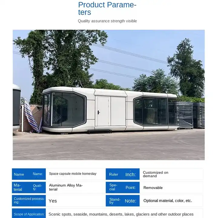 Mobile Office Container House - Foldable Homes Caravan