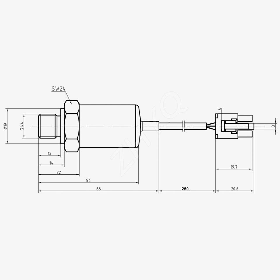 Automotive Fuel Cylinder Pressure Transmitter Sensor SS316 Material ...