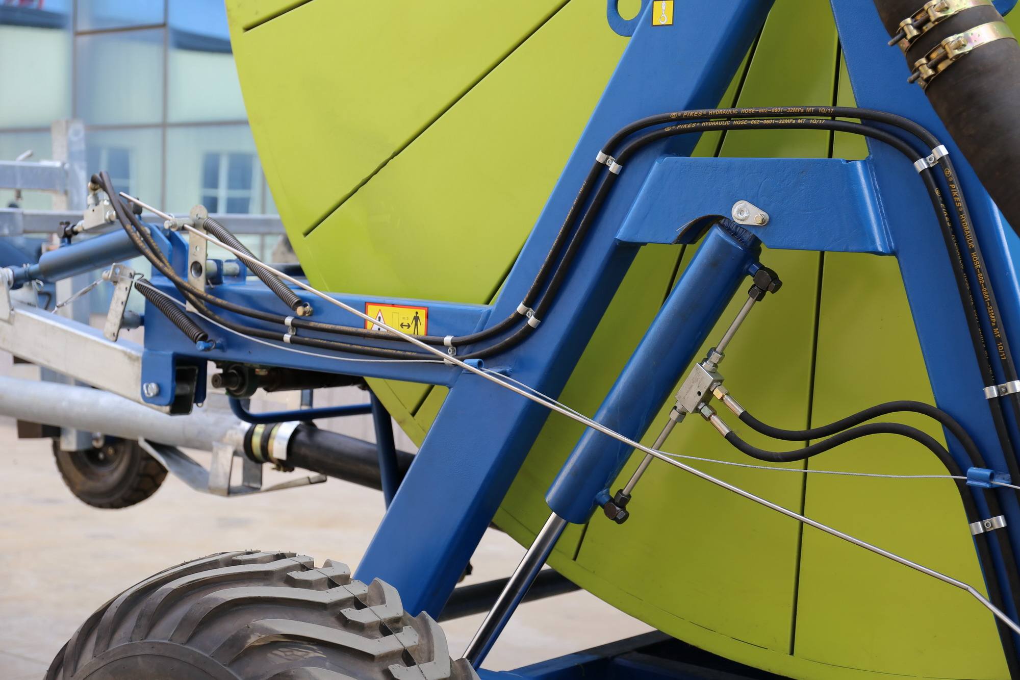 Mobile Irrigation System Rain Gun / 75-300tx Hose Reel Irrigation ...