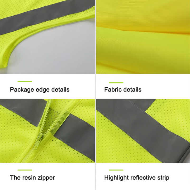 SAFETYBOY Hi Vis Reflective Strip Safety Vest Waterproof Oxford Fabric ...