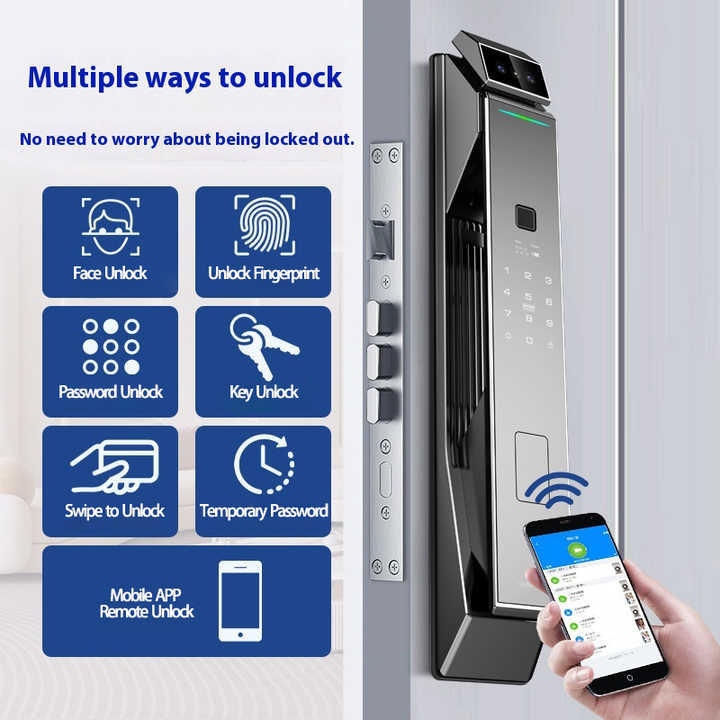 Secure Your Home with 3D Face Recognition Fingerprint Lock