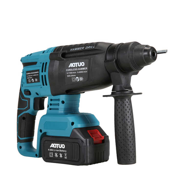 Lithium Battery Power Electric Cordless Hammer Drill Machine Cordless ...