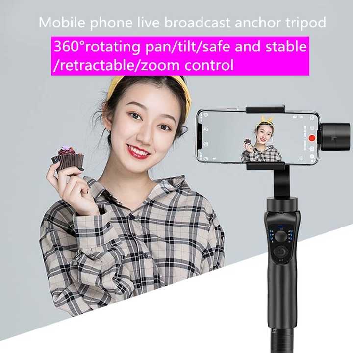 S5b Three- Handheld Gimbal Stabilizer Video Shooting Anti-shake Bracket ...