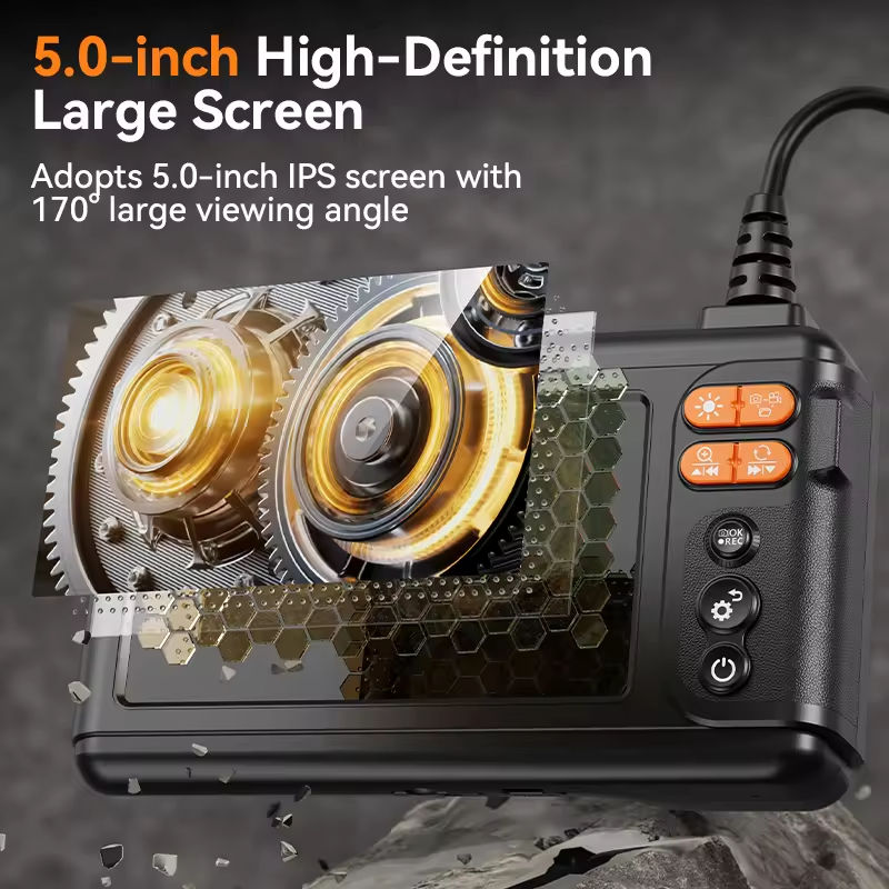 6mm 1m High Resolution Analog Borescope Camera Portable 4-Way ...