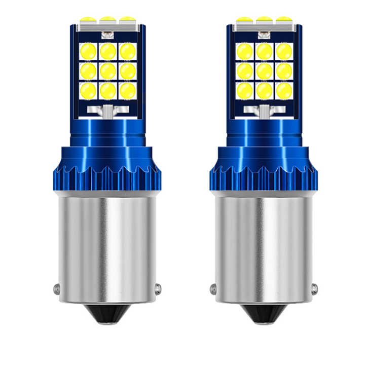 TCYATO Ultra-bright Blue LED Bulb, 24SMD T15 LED Backup Light, 3030 ...