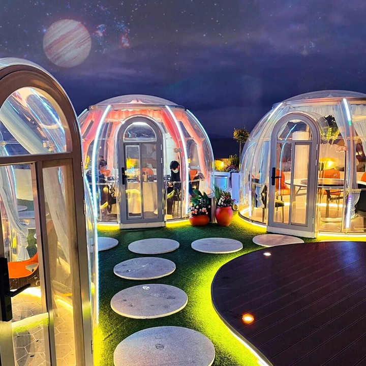 Bubble House - Transparent Inflatable Dome Tent for Camping