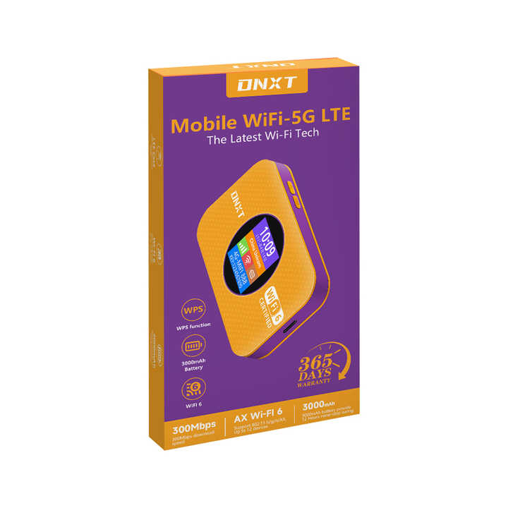 DNXT WIFI6 4G Wireless Portable Mifis with WPS Function 300Mbps Pocket Wifi Mini Wifi Modem with ...