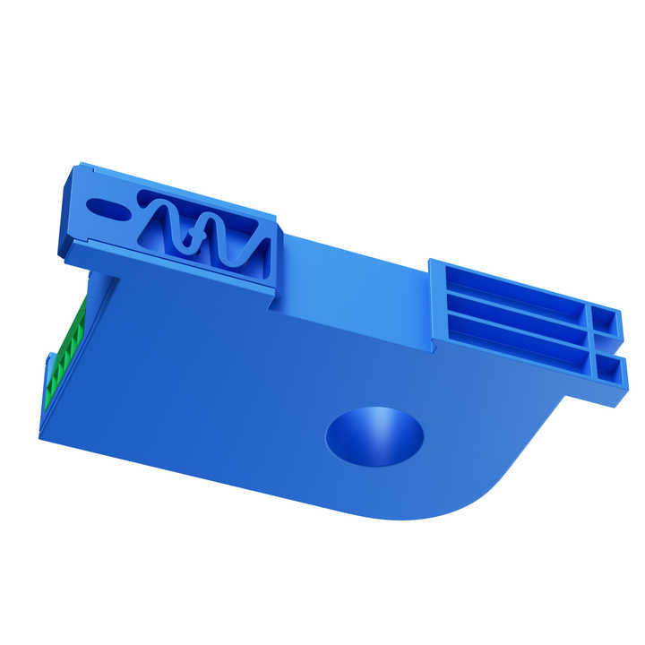 Hall Effect AC Current Sensor 0-600A 0-10V/0-5V 4-20mA RS485 35mm DIN ...