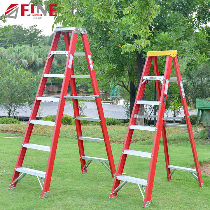 Multi Purpose Working Folding Fiberglass Ladder for Electician| Alibaba.com