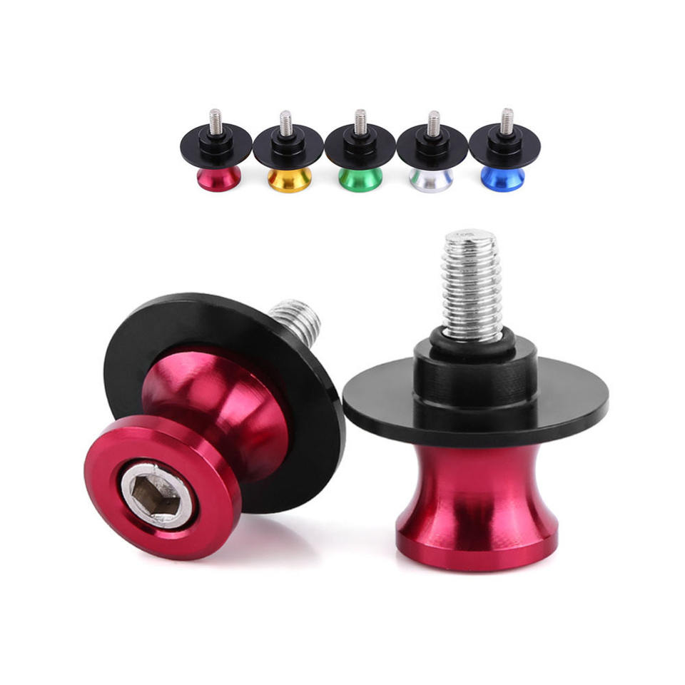 Custom Motorcycle CNC Lift Point Screws 6-10mm - Aluminum Stand ...