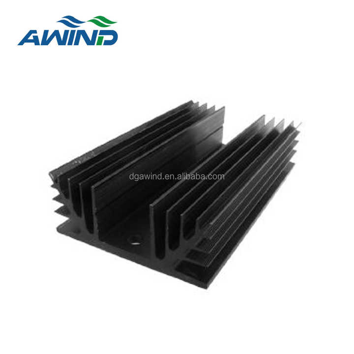 Customized Square Al6063 T5 Aluminum Extrusion Heatsink